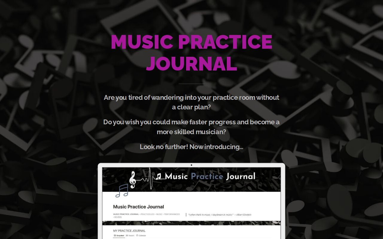 Music Practice Journal